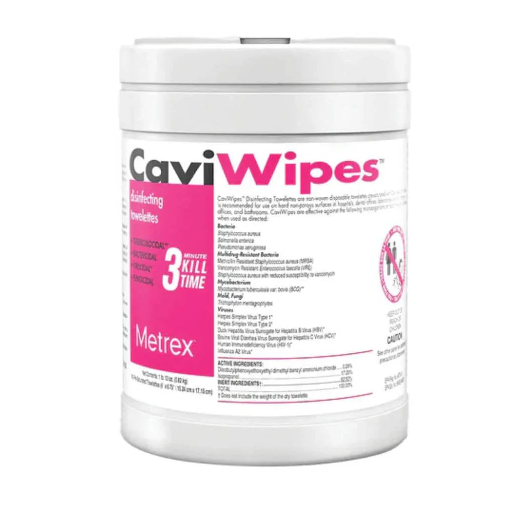 CaviWipes Large Surface Wipes | 160 Wipes per Canister